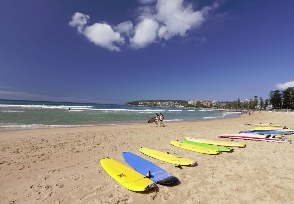 Water based activities Manly - Hello Manly : surfing, snorkelling, sailing