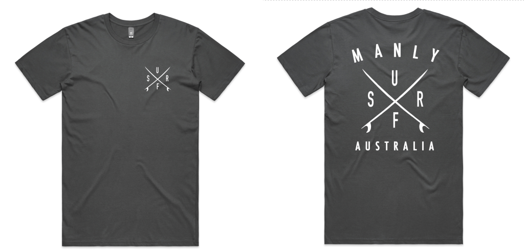 Manly Surf - Mens - Charcoal - Hello Manly