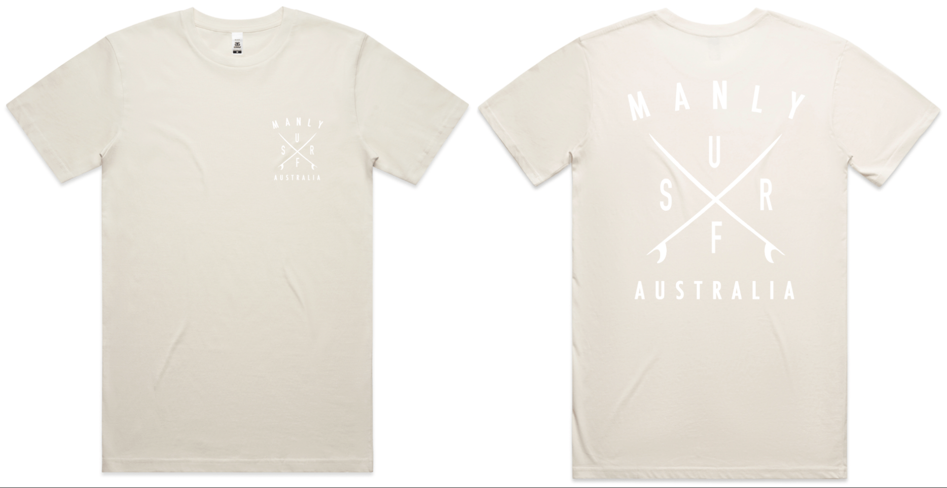 Manly Surf - Mens - Bone - Hello Manly